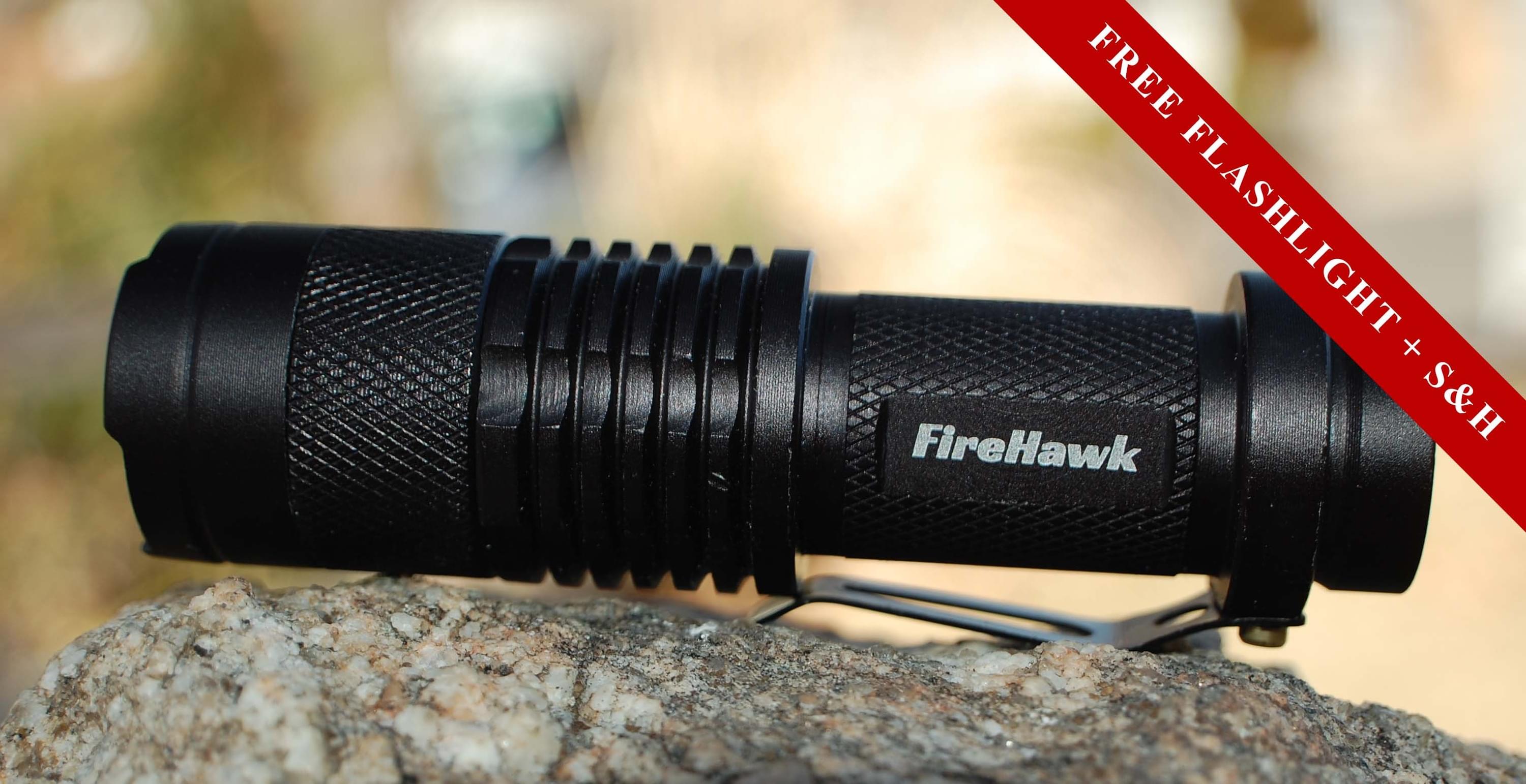 Limited Time Offer - Free Tactical Flashlight